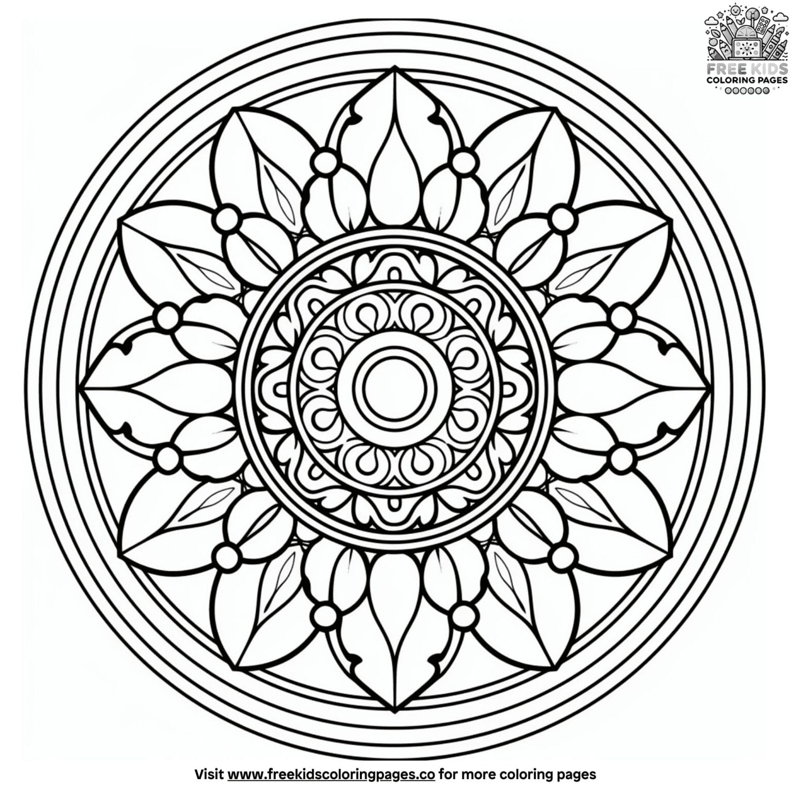 Monday Mandala Coloring Pages: Start Your Week With Creativity