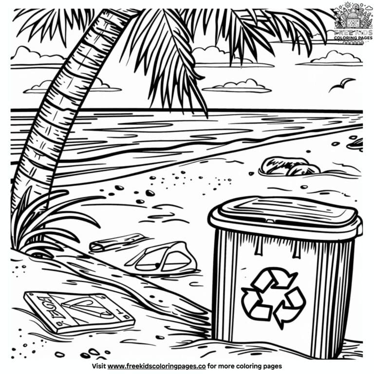 Water Conservation Coloring Pages