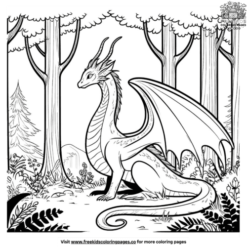 Cool Realistic Dragon Coloring Pages: Ignite Your Child’s Imagination