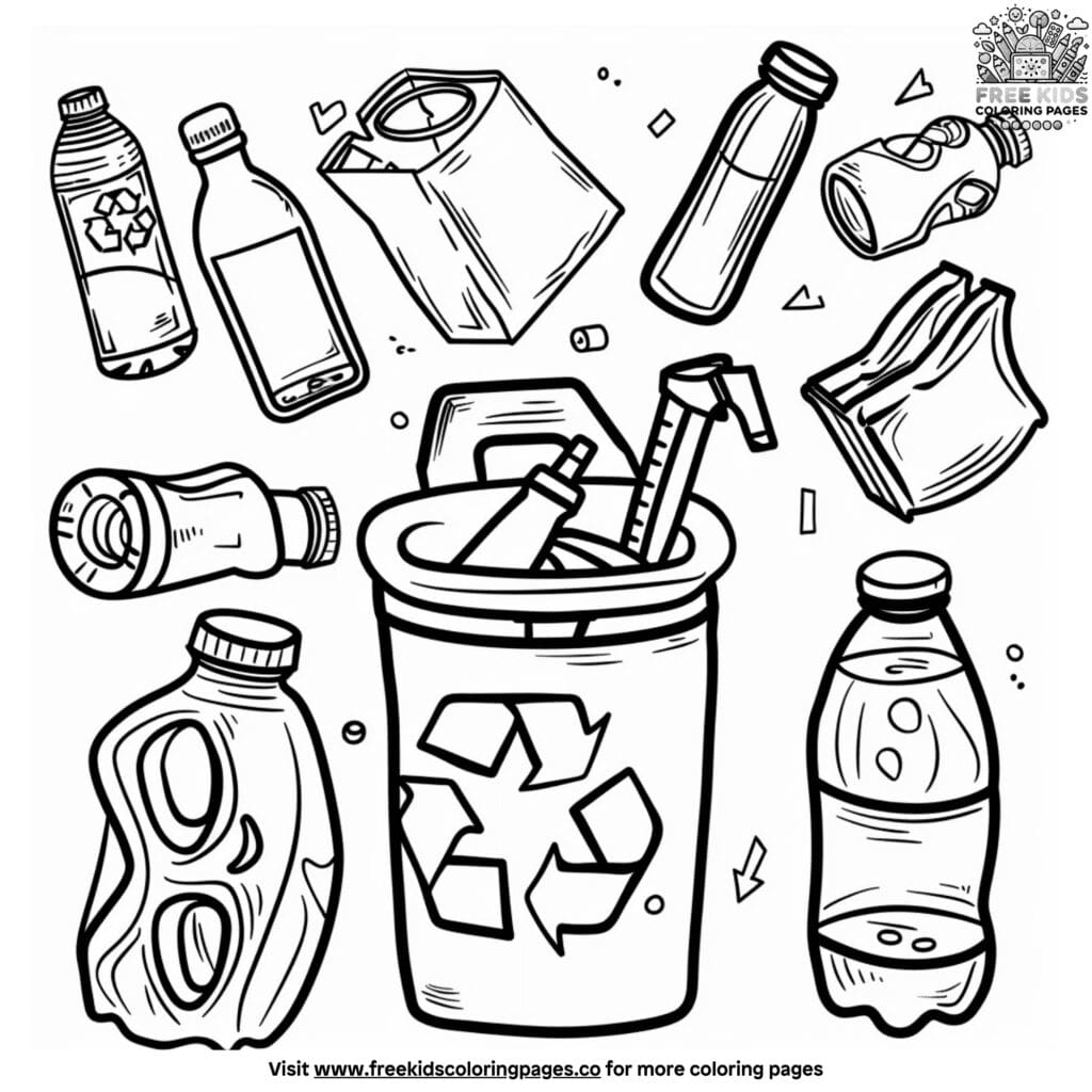 Tree Planting Coloring Pages