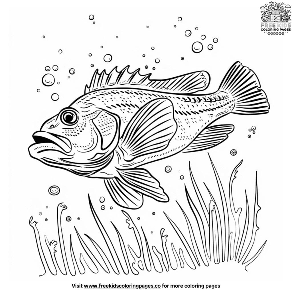Exciting Ocean Fish Coloring Pages