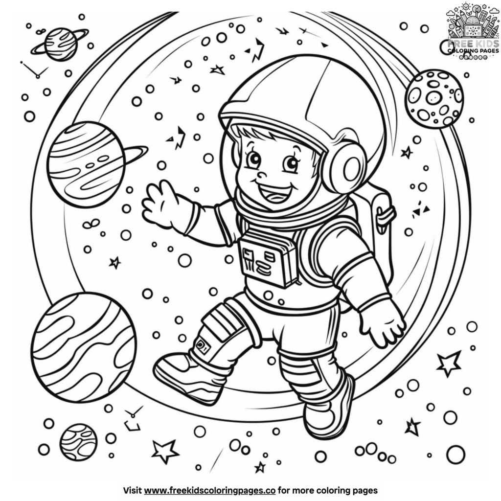 Cute Robot Coloring Pages