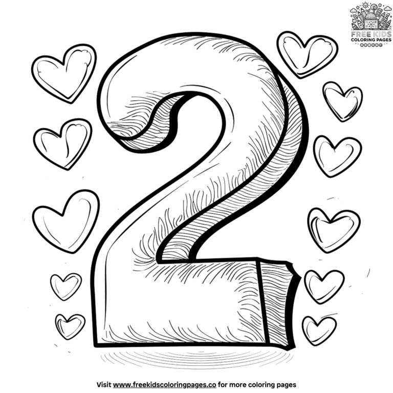 25+ Fun And Engaging Number Coloring Pages: Perfect For Kids