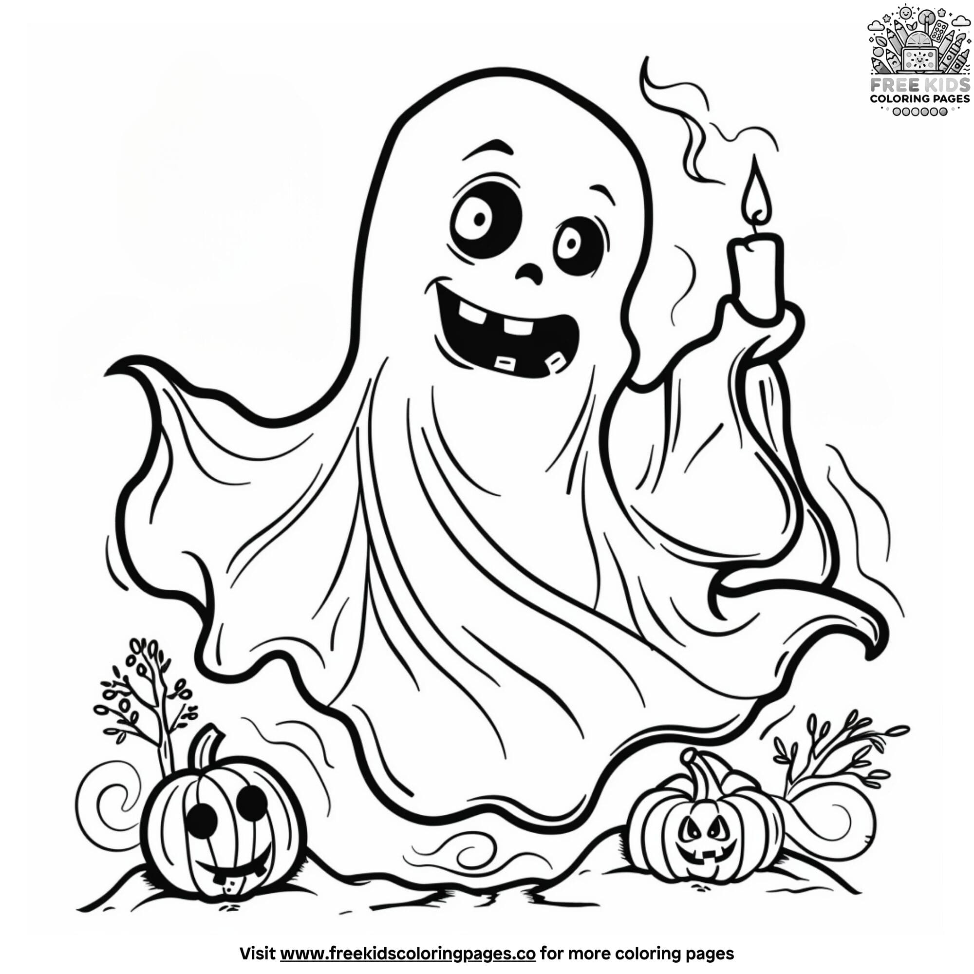 17+ Spooky Ghost Coloring Pages: Fun And Educational For Kids
