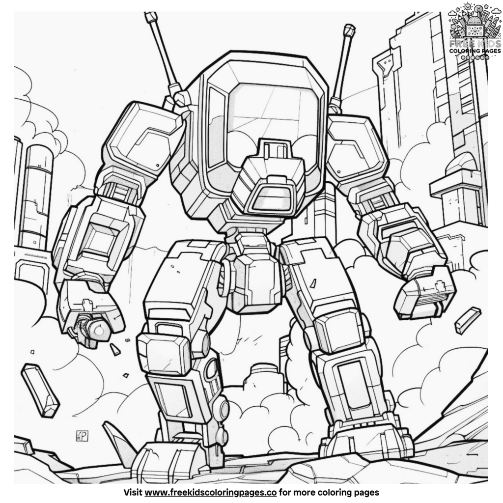 25+ Astonishing Robot Coloring Pages: Fun And Educational For Kids