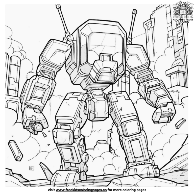 25+ Astonishing Robot Coloring Pages: Fun And Educational For Kids