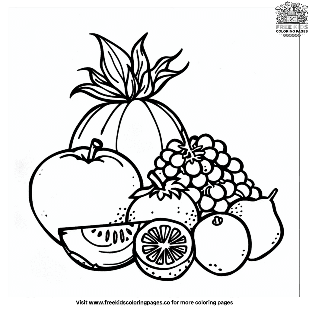 29+ Delightful Fruit Coloring Pages: Fun And Educational For Kids