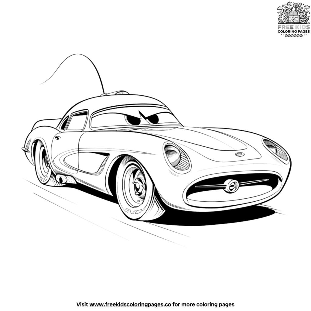 21+ Exciting Car Coloring Pages