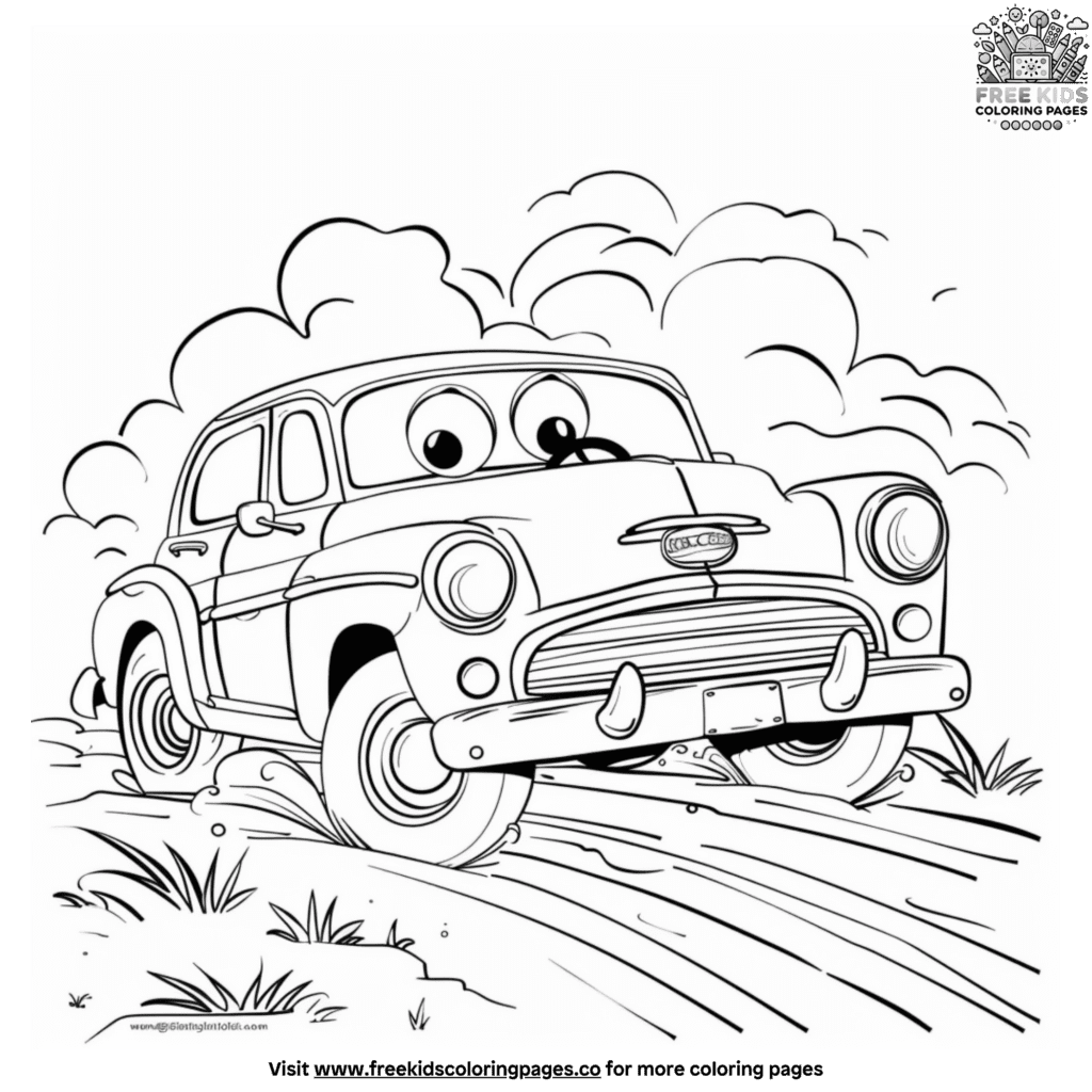 21+ Exciting Car Coloring Pages