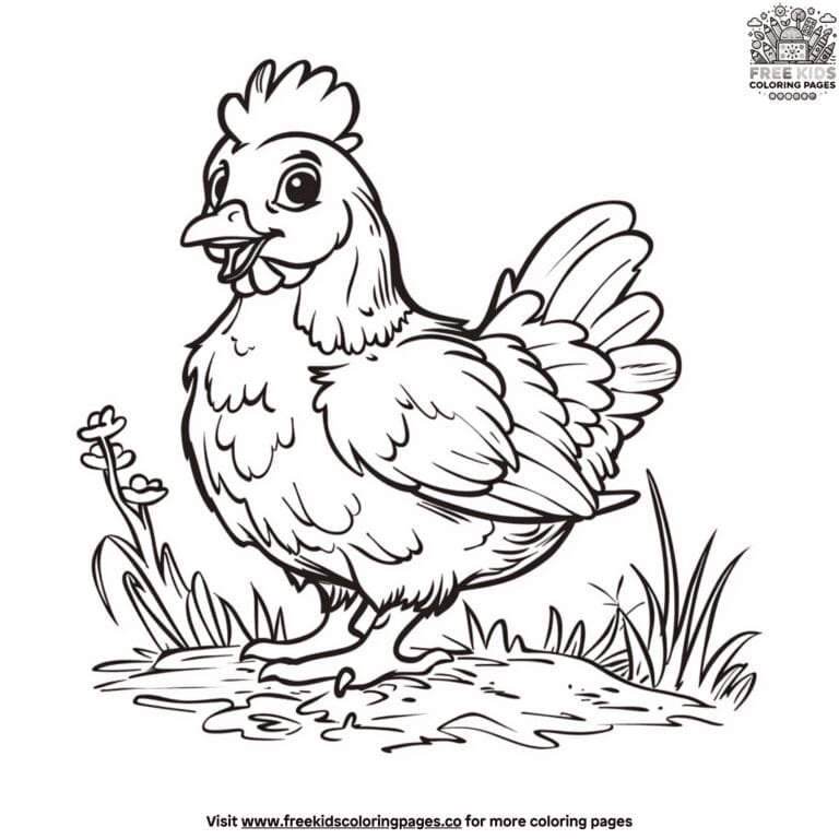 25+ Delightful Chicken Coloring Pages: Fun And Educational For Kids