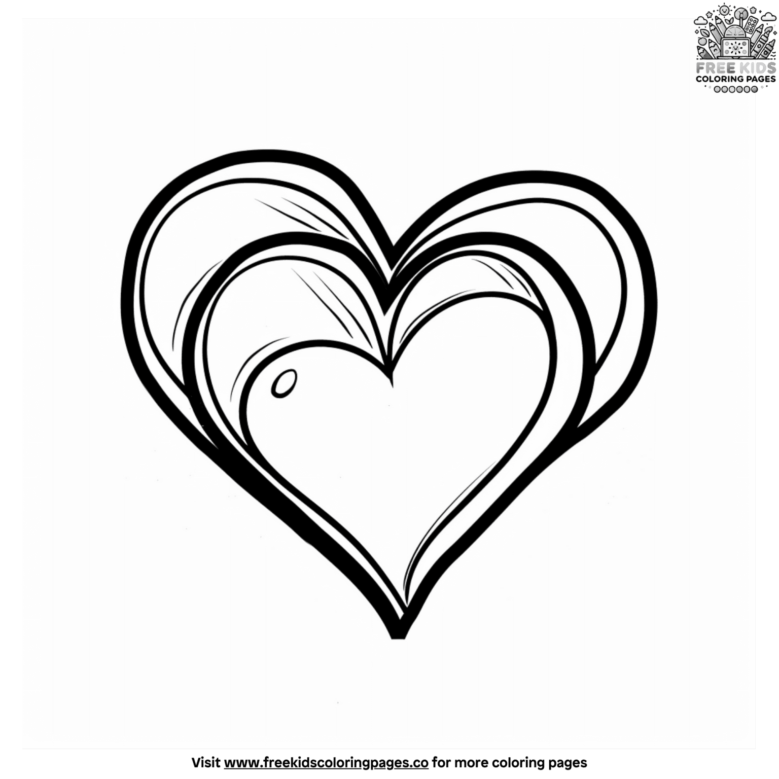 Anatomical Heart Coloring Pages For Kids - Free Printable Sheets