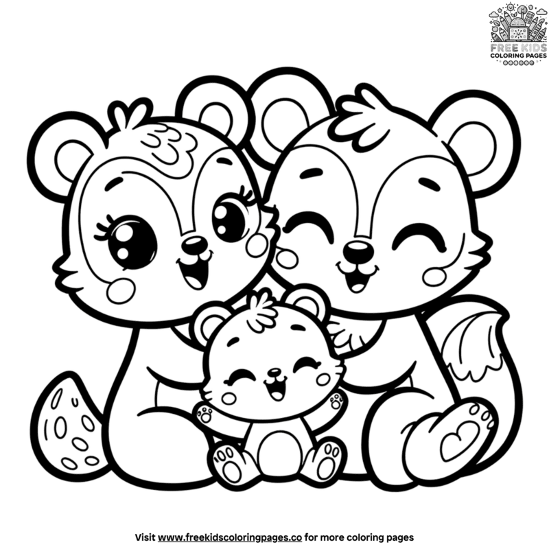 25+ Delightful Cute Animal Coloring Pages For Kids : Boost Creativity!