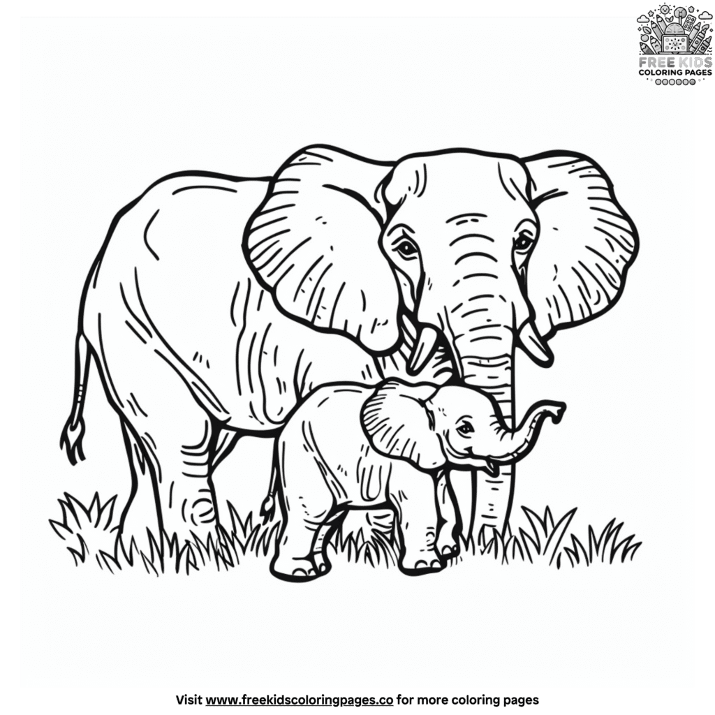 21+ Exciting Elephant Coloring Pages