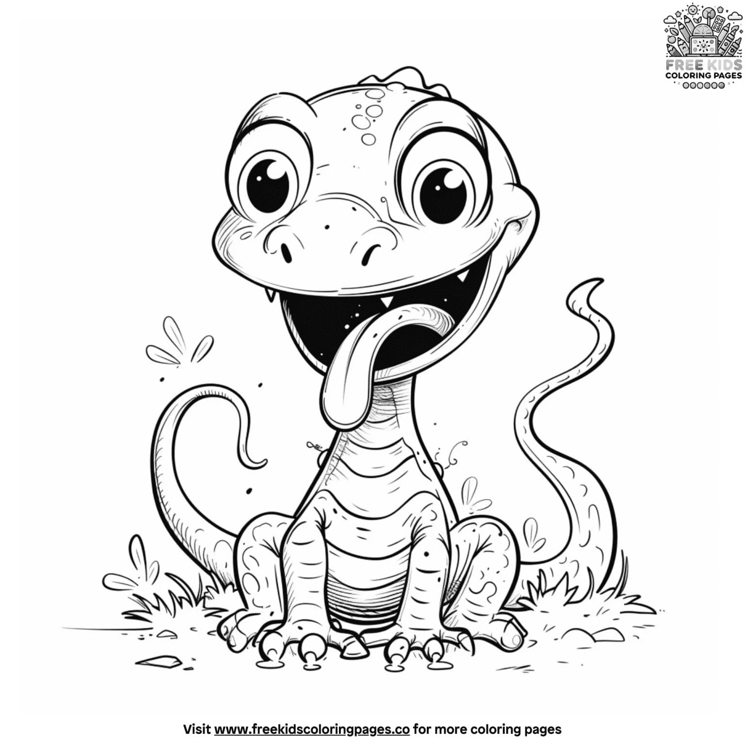 Lighthearted Silly Monster Coloring Pages - Free Kids Coloring Pages