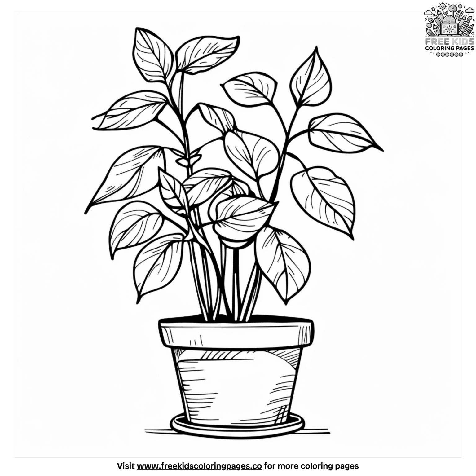 25+ Enchanting Plant Coloring Pages For Fun Learning