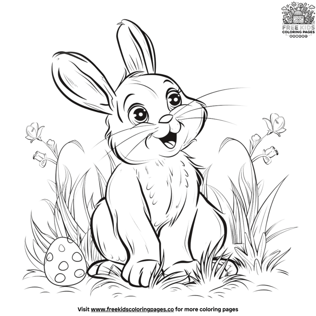 Interactive Easter Bunny Coloring Pages For All Ages