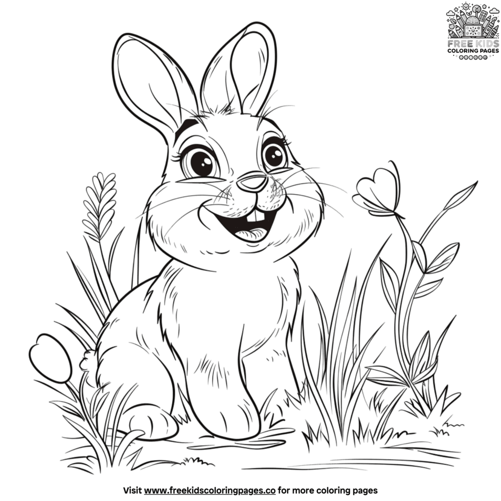 25+ Cheerful Easter Bunny Coloring Pages: Fun And Festive For Kids