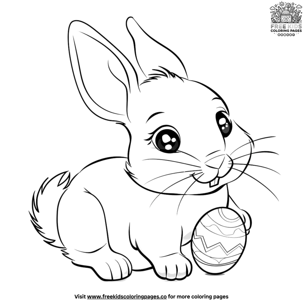 Interactive Easter Bunny Coloring Pages For All Ages