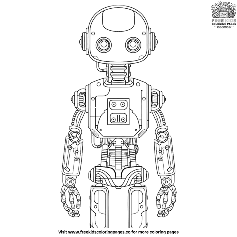 25+ Astonishing Robot Coloring Pages: Fun And Educational For Kids