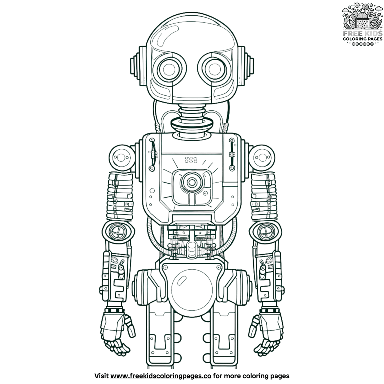 25+ Astonishing Robot Coloring Pages: Fun And Educational For Kids