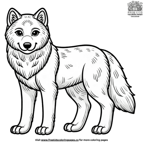 Stylish Cool Wolf Coloring Pages For Creative Minds