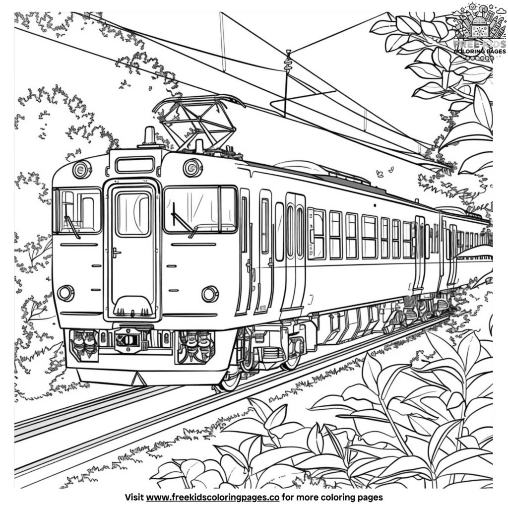 25+ Exciting Train Coloring Pages: Fun And Educational For Kids