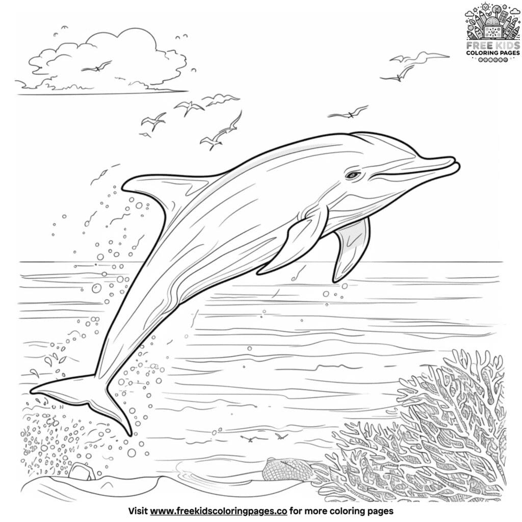 Complex Dolphin Coloring Pages For Creative Minds