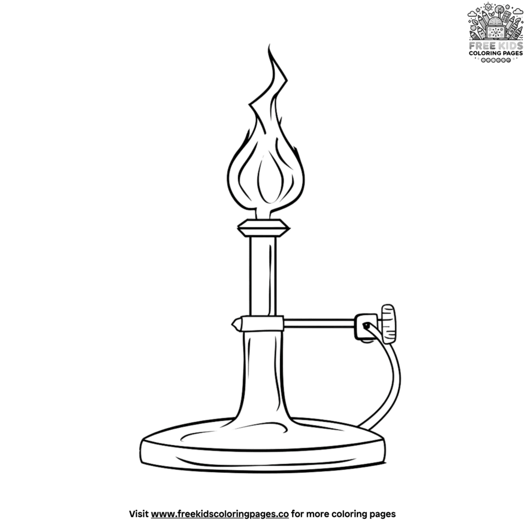 Stargazing Telescope Science Coloring Pages
