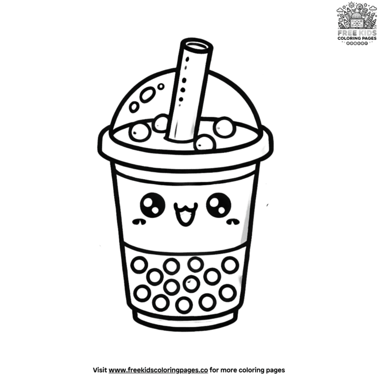 Boba Coloring Pages