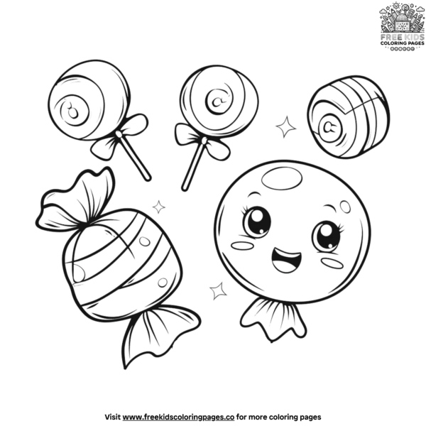 25+ Delightful Candy Coloring Pages: Sweet Fun For Kids