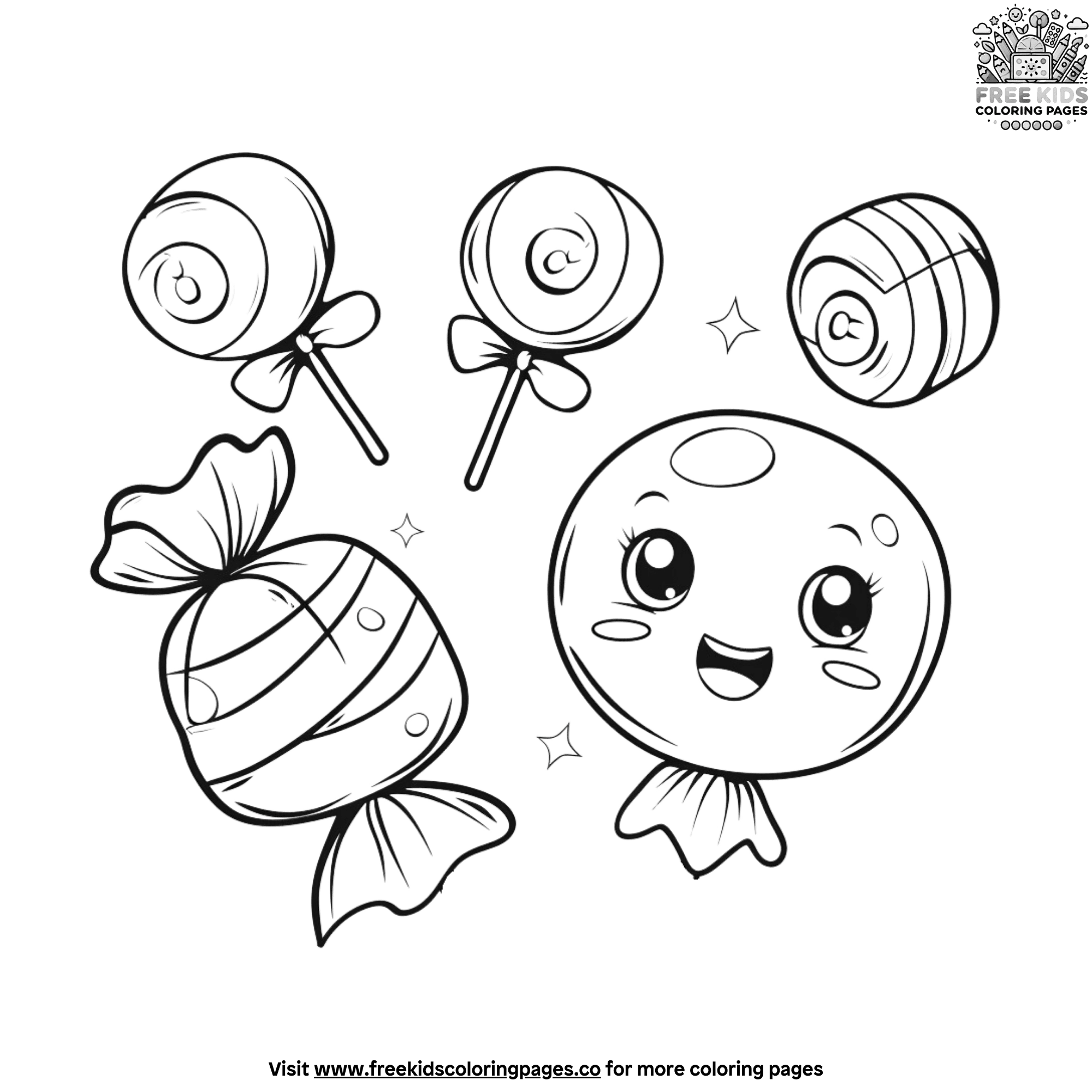 25+ Delightful Candy Coloring Pages: Sweet Fun For Kids