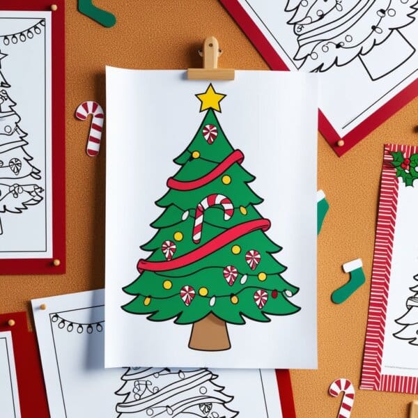 27 Magical Christmas Tree Coloring Pages: A Festive Treat For Kids