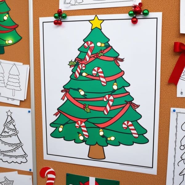 27 Magical Christmas Tree Coloring Pages: A Festive Treat For Kids
