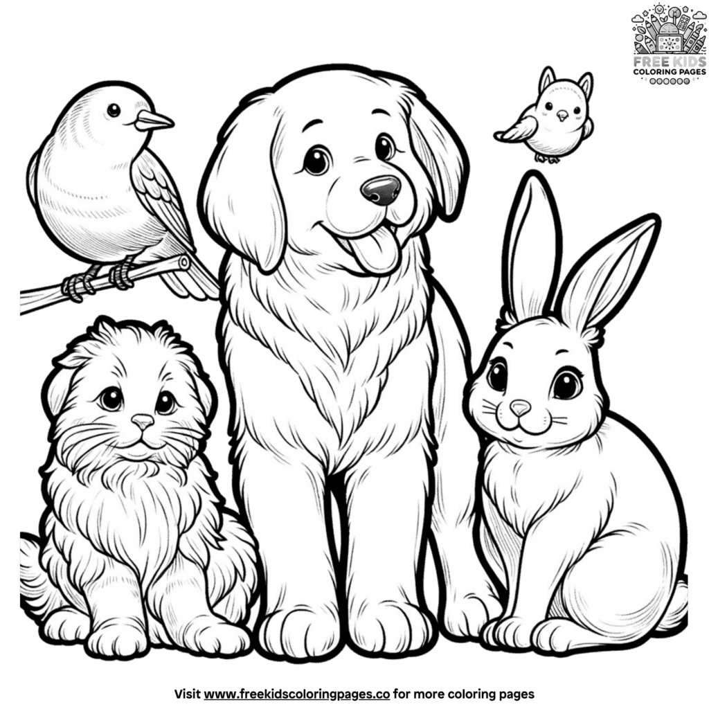 25+ Delightful Cute Animal Coloring Pages For Kids : Boost Creativity!