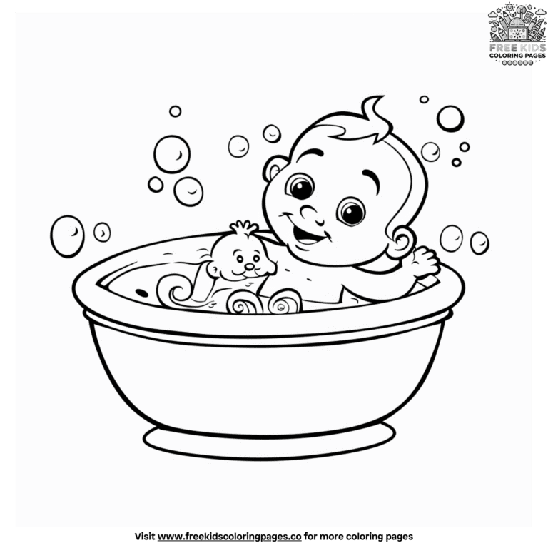 25+ Adorable Baby Coloring Pages: Fun And Educational For Kids