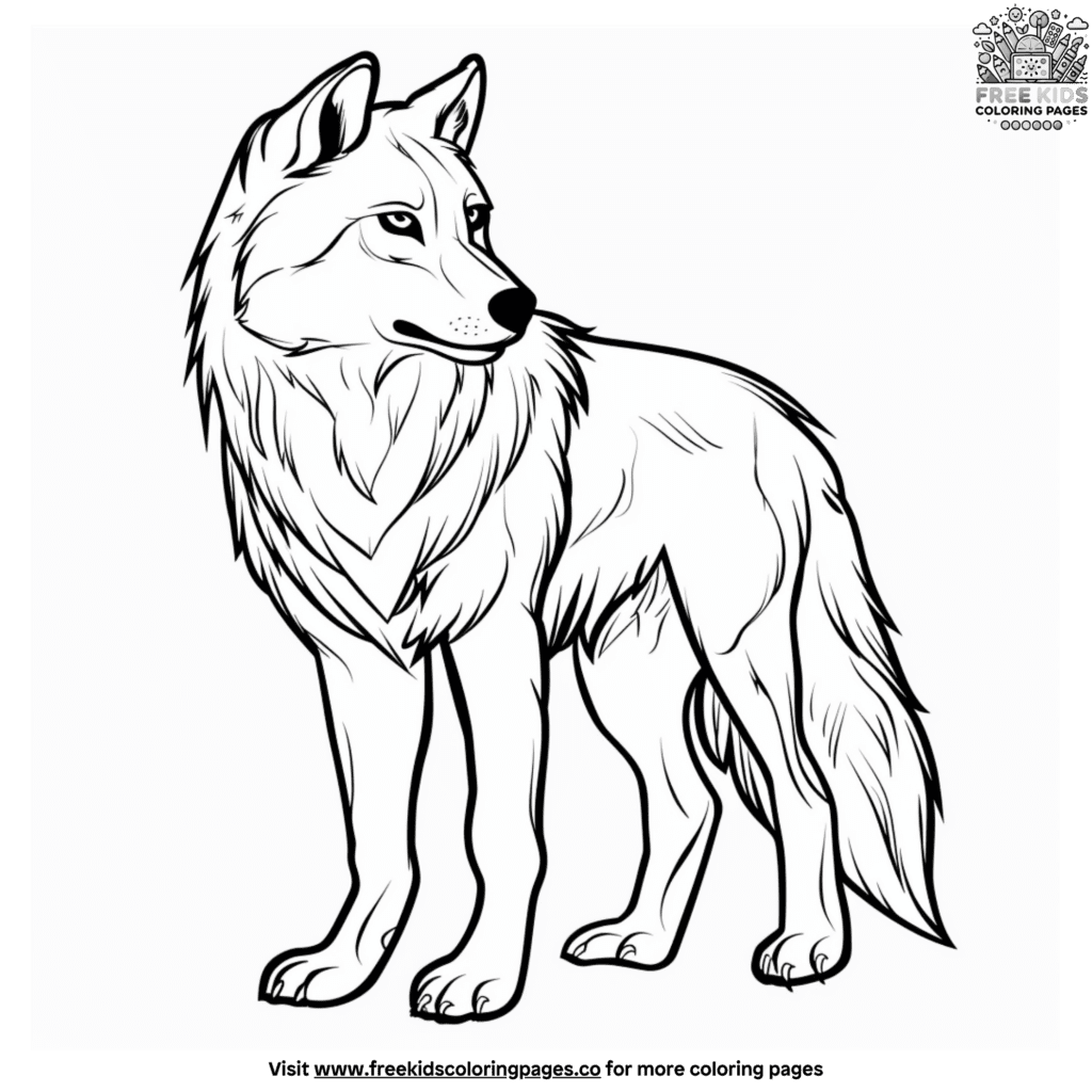 21+ Awesome Wolf Coloring Pages: A Howling Good Time For Kids