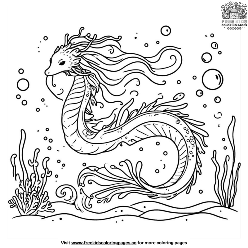 25+ Enchanting Dragon Coloring Pages