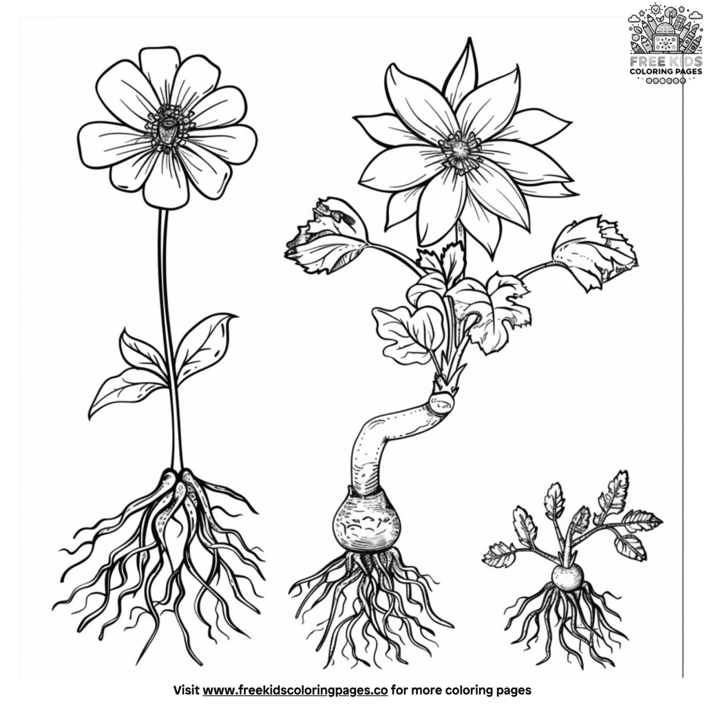 25+ Enchanting Plant Coloring Pages For Fun Learning