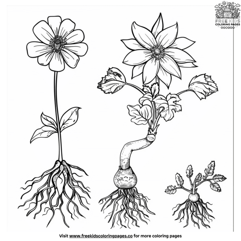 25+ Enchanting Plant Coloring Pages For Fun Learning