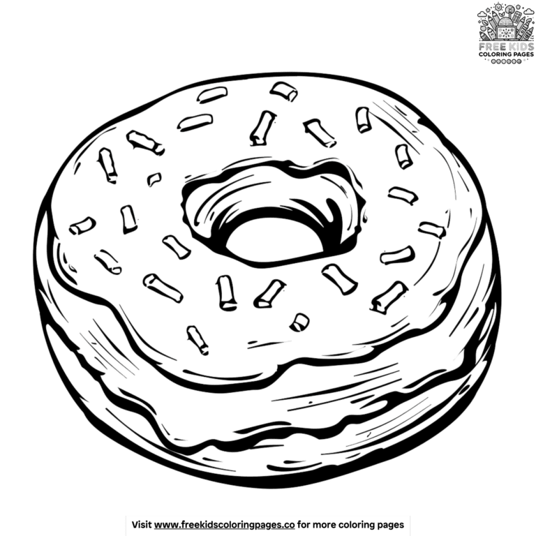 21+ Delightful Food Coloring Pages: Fun And Educational For Kids