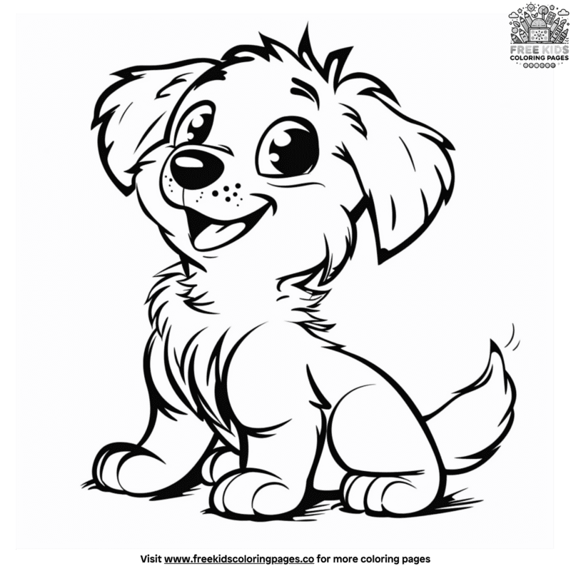 Playful Puppy Coloring Pages For Hours Of Entertainment
