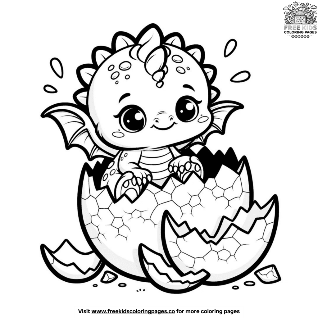 25+ Enchanting Dragon Coloring Pages