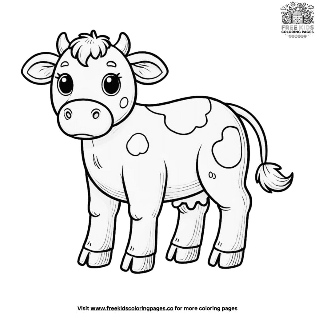 Realistic Cow Coloring Pages: Bring Farm Life To Your Home