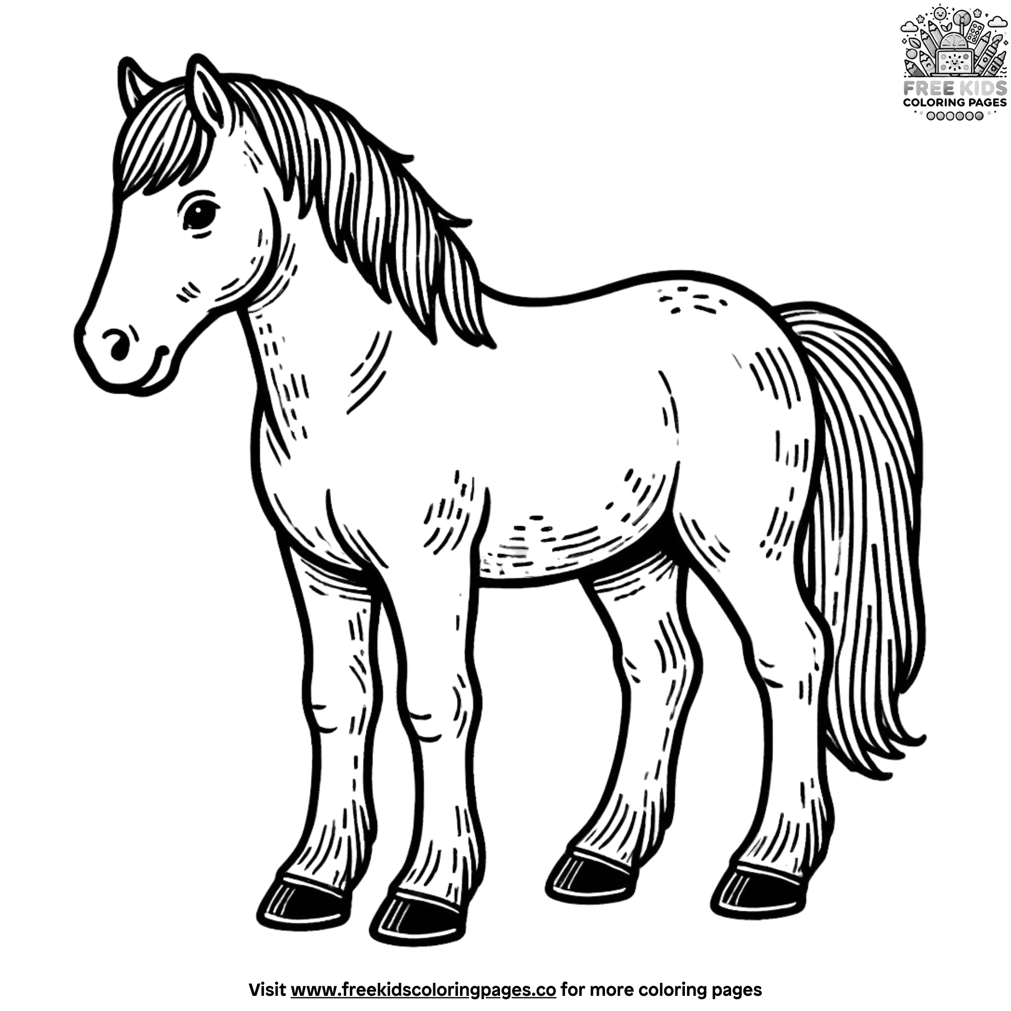 21+ Delightful Horse Coloring Pages: Fun And Educational For Kids