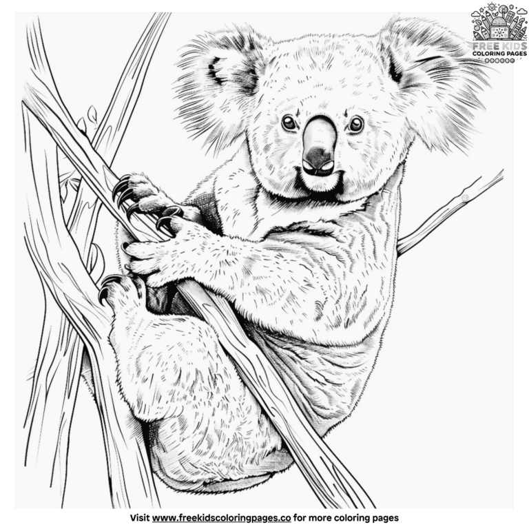21+ Captivating Koala Coloring Pages
