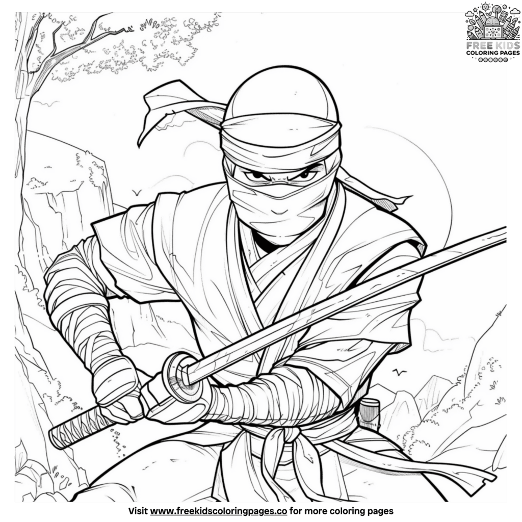 25+ Exciting Ninja Coloring Pages: Fun And Adventure For Kids