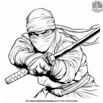 25+ Exciting Ninja Coloring Pages: Fun And Adventure For Kids