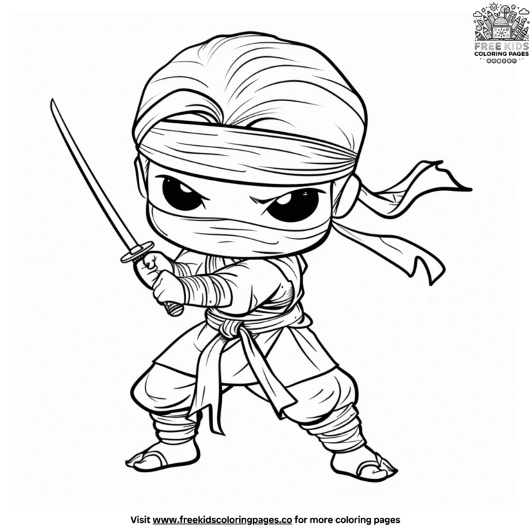 25+ Exciting Ninja Coloring Pages: Fun And Adventure For Kids