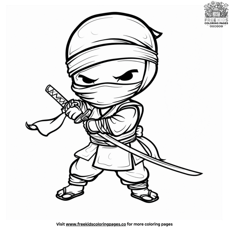25+ Exciting Ninja Coloring Pages: Fun And Adventure For Kids