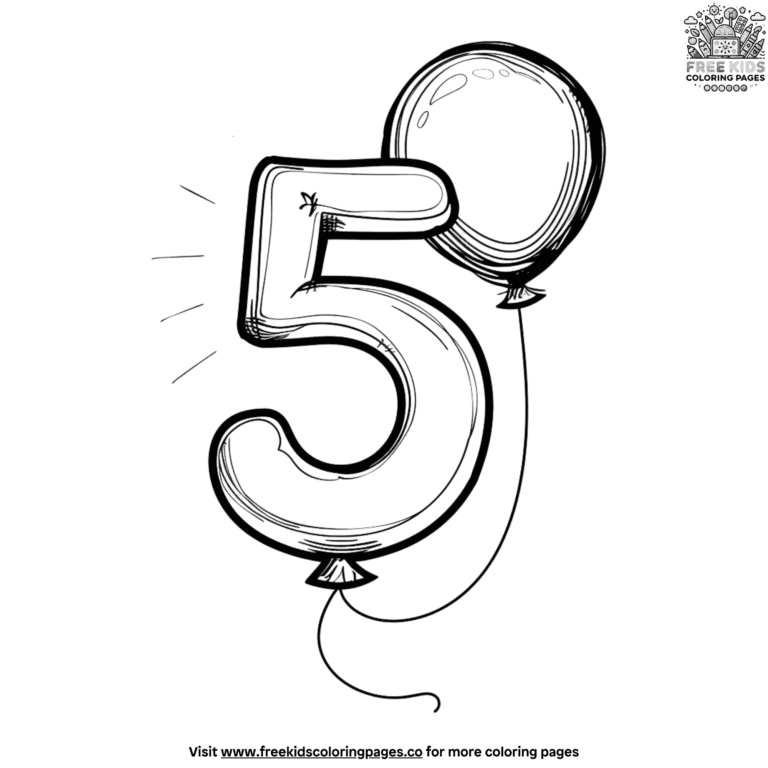 25+ Fun And Engaging Number Coloring Pages: Perfect For Kids